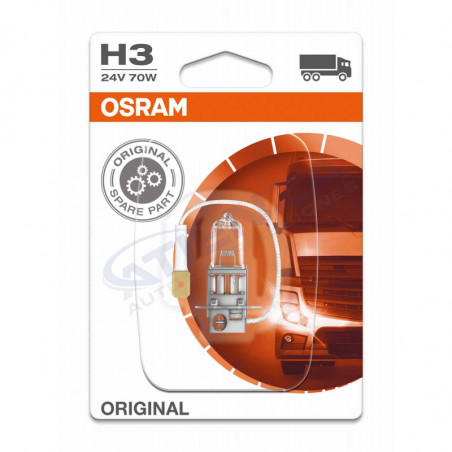 Lámpara halógena OSRAM 64156-01B PK22s 24V 70W h3